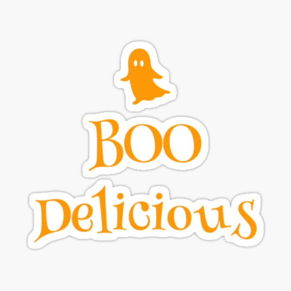 "BOO delicious ghost" Sticker by fil00 | Redbubble