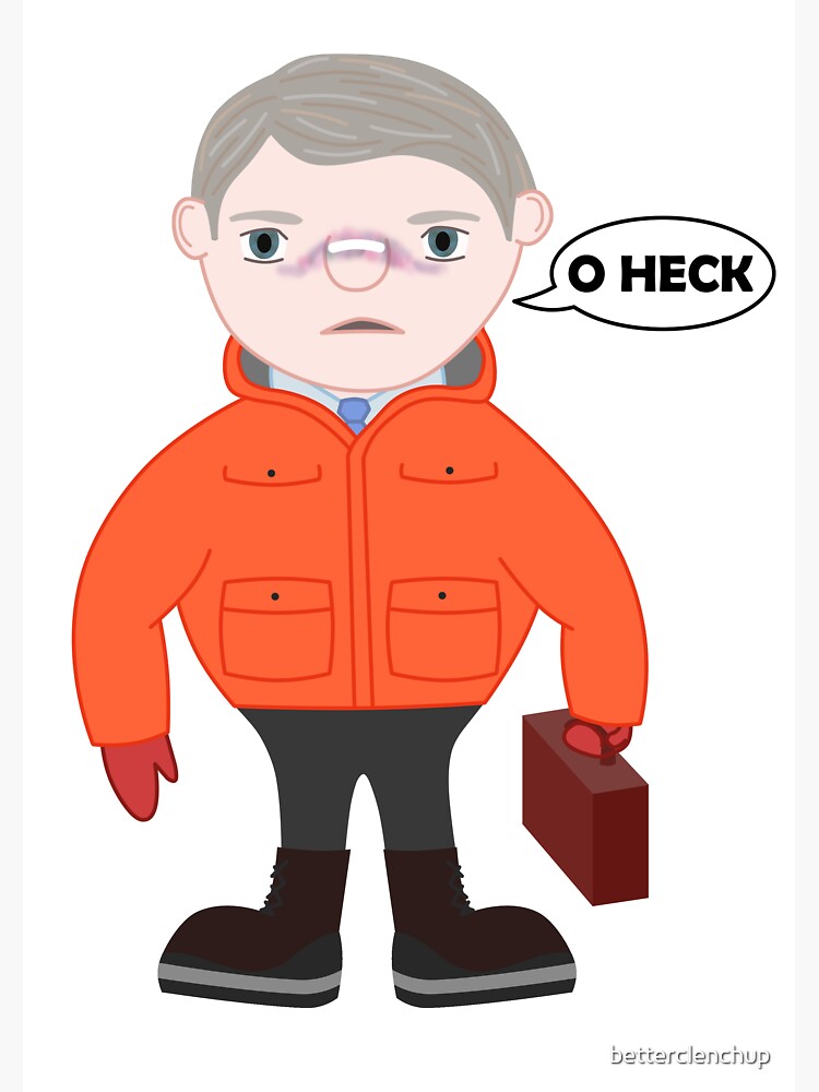 "Lester Nygaard - O Heck" Poster for Sale by betterclenchup | Redbubble