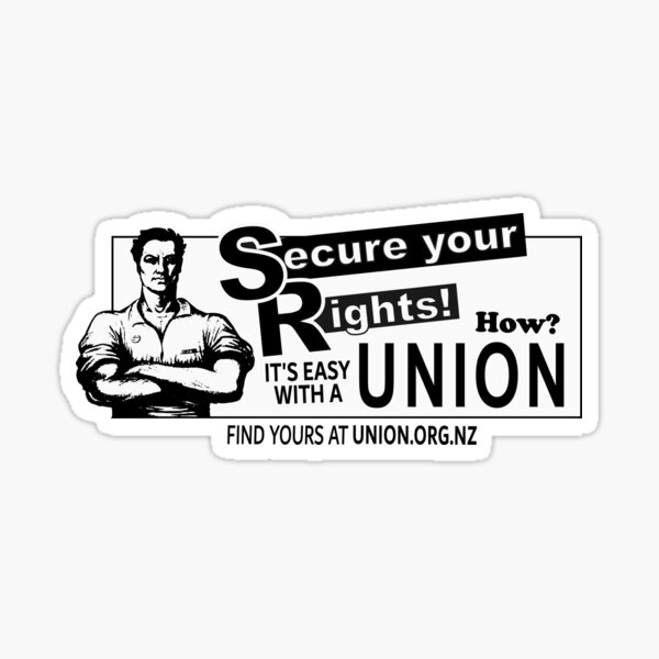 "Join your Union - Old printed newspaper style" Sticker for Sale by ...