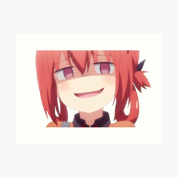 "Satania grin" Art Print by snailhunter66 | Redbubble