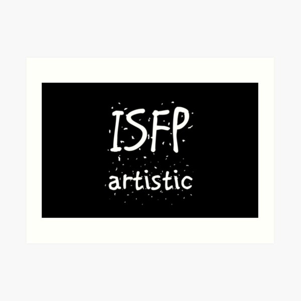 "ISFP merch MBTI | 16 Personalities Clock" Art Print for Sale by ...