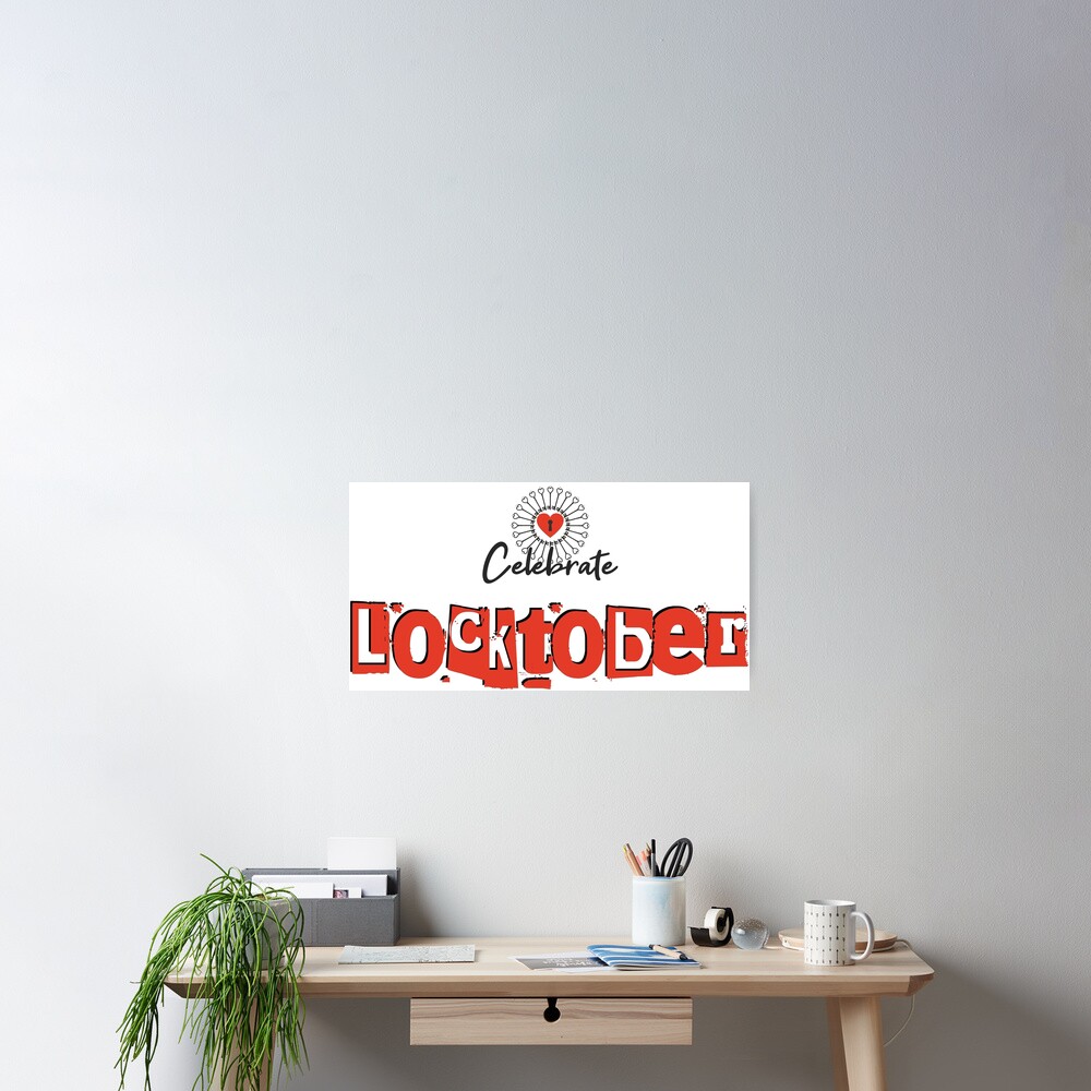 "locktober" Poster von fmdmlvr | Redbubble