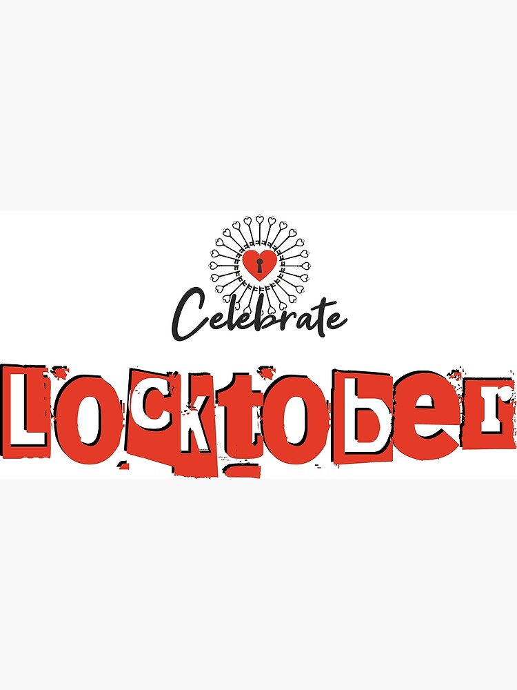 "locktober" Poster for Sale by fmdmlvr | Redbubble