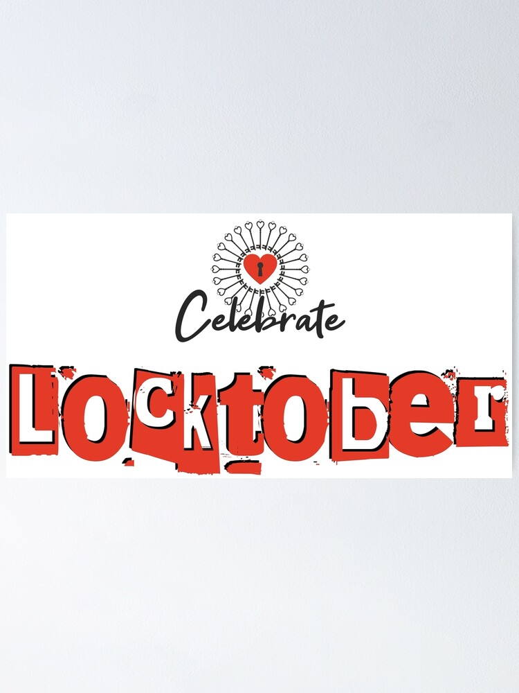 "locktober" Poster von fmdmlvr | Redbubble