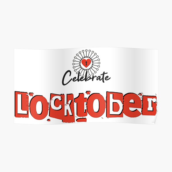 "locktober" Poster von fmdmlvr | Redbubble