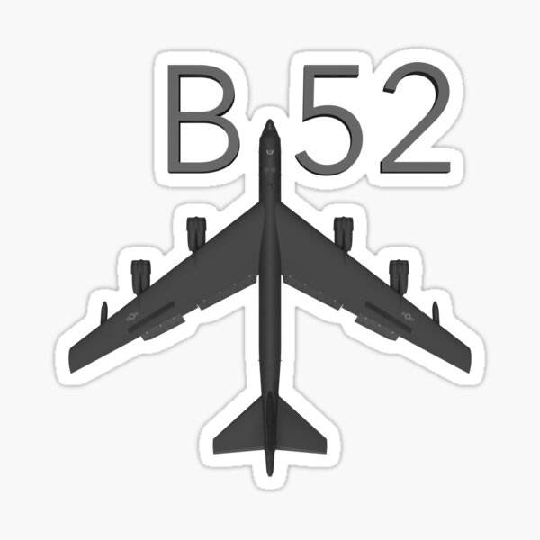 "B-52" Sticker for Sale by TheGenesisArk | Redbubble