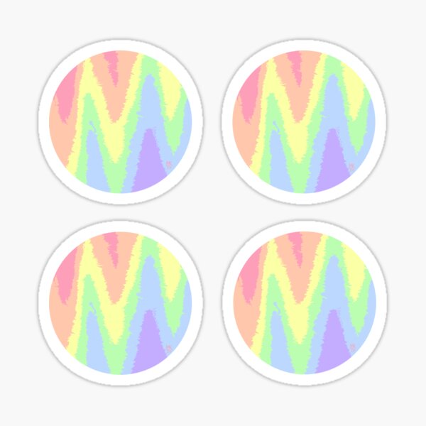 "Fuzzy Rainbow Sticker Pack" Sticker for Sale by michaelkyan | Redbubble