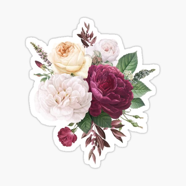 "Flower Bouquet." Sticker by ddarlings | Redbubble