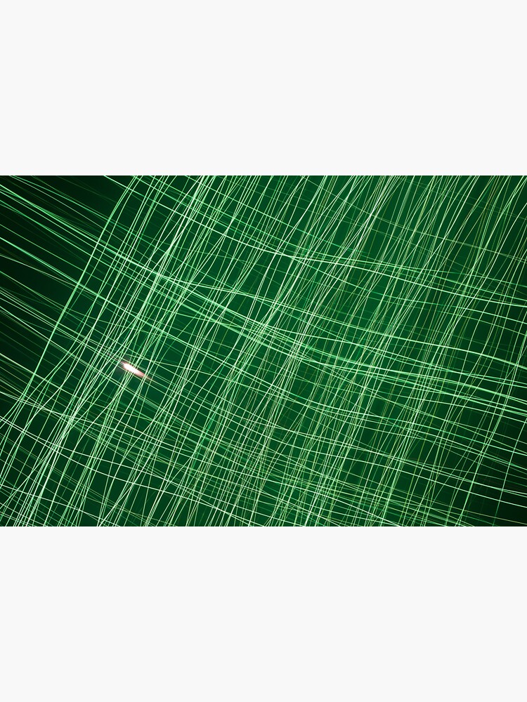 "Green Strands" Sticker by CaptionCaption | Redbubble