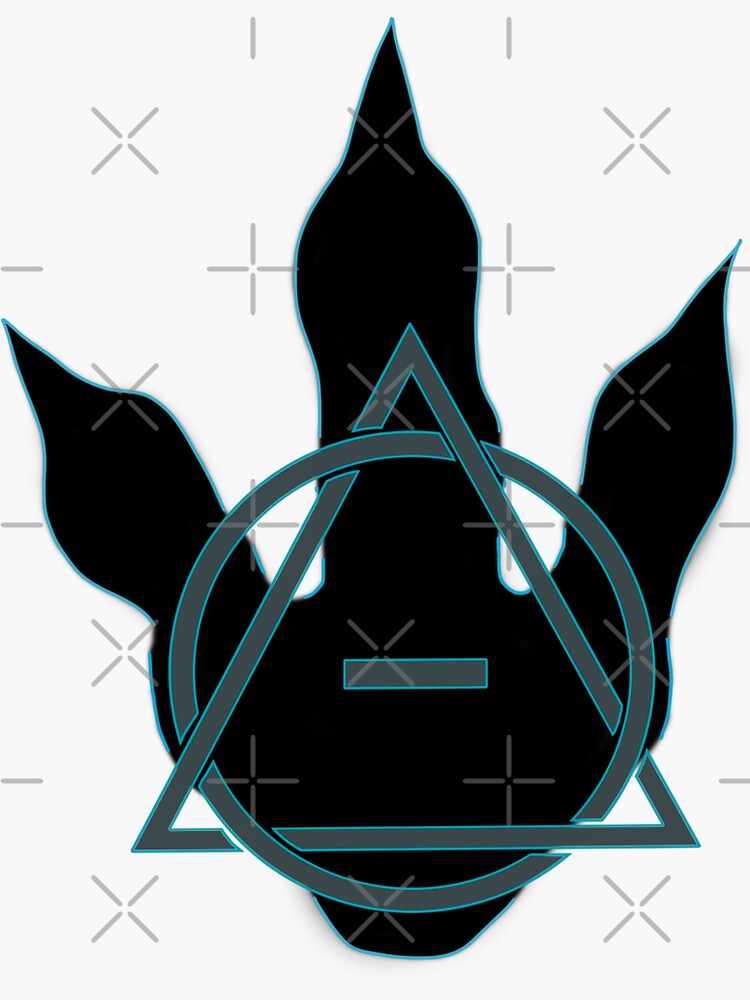 "Paleotherian Theropod Print Therian Theta Delta" Sticker for Sale by ...