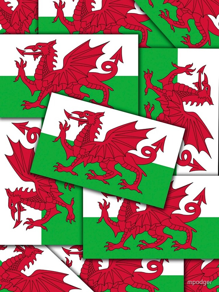"Welsh Flag Phone Case (7)" iPhone Case for Sale by mpodger | Redbubble