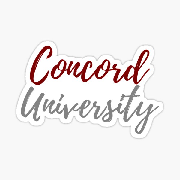 Concord University Stickers | Redbubble