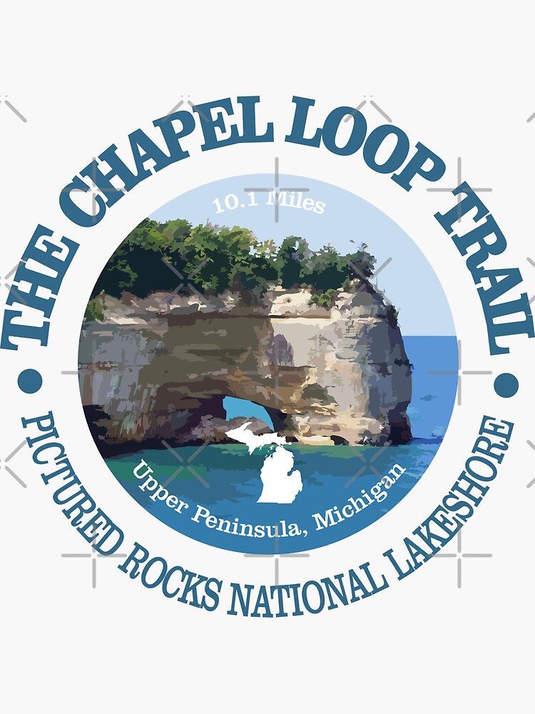 "Chapel Loop Trail (OBP)" Sticker for Sale by curranmorgan | Redbubble