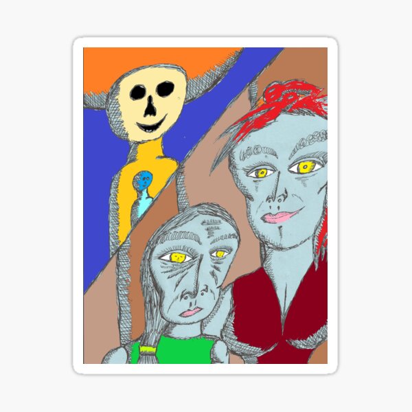 "iconic anomaly " Sticker for Sale by wormink | Redbubble