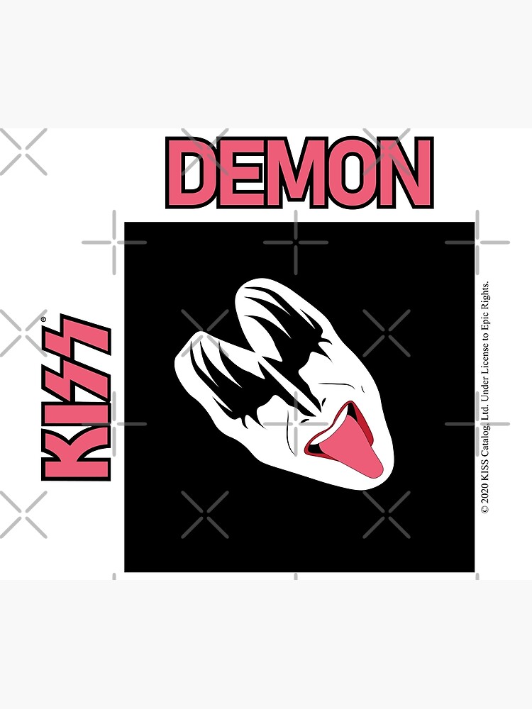 "Demon from Kiss Band design" Art Print by anins-azuree | Redbubble