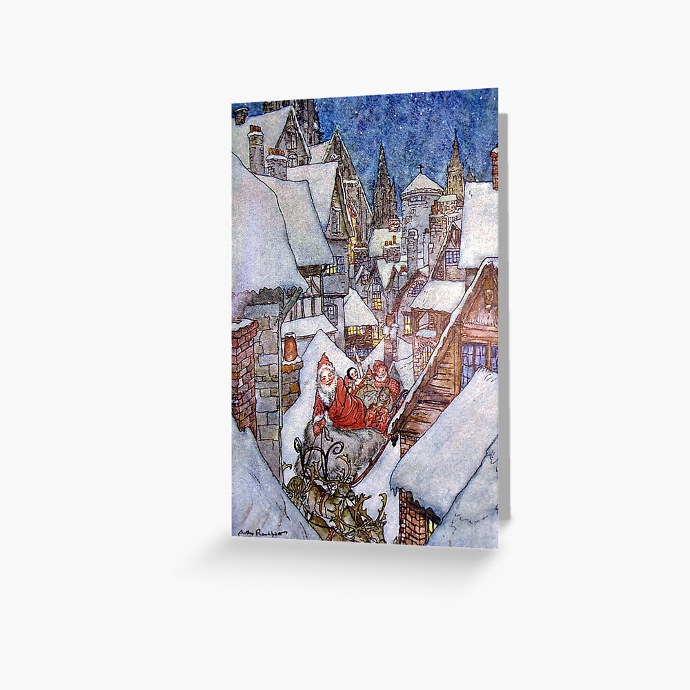 "It Must Be Saint Nick - Arthur Rackham The Night Before Christmas ...