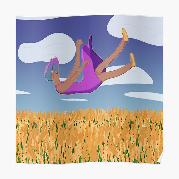 "Falling Into Flowers" Poster for Sale by BrookeAC | Redbubble
