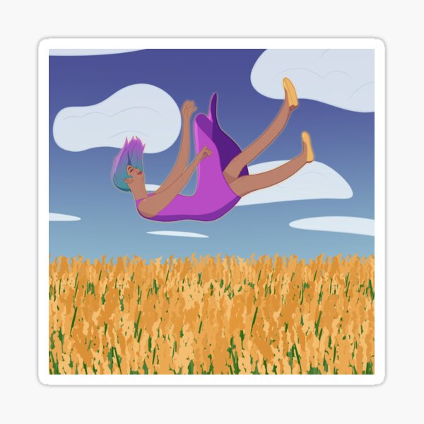 "Falling Into Flowers" Sticker by BrookeAC | Redbubble