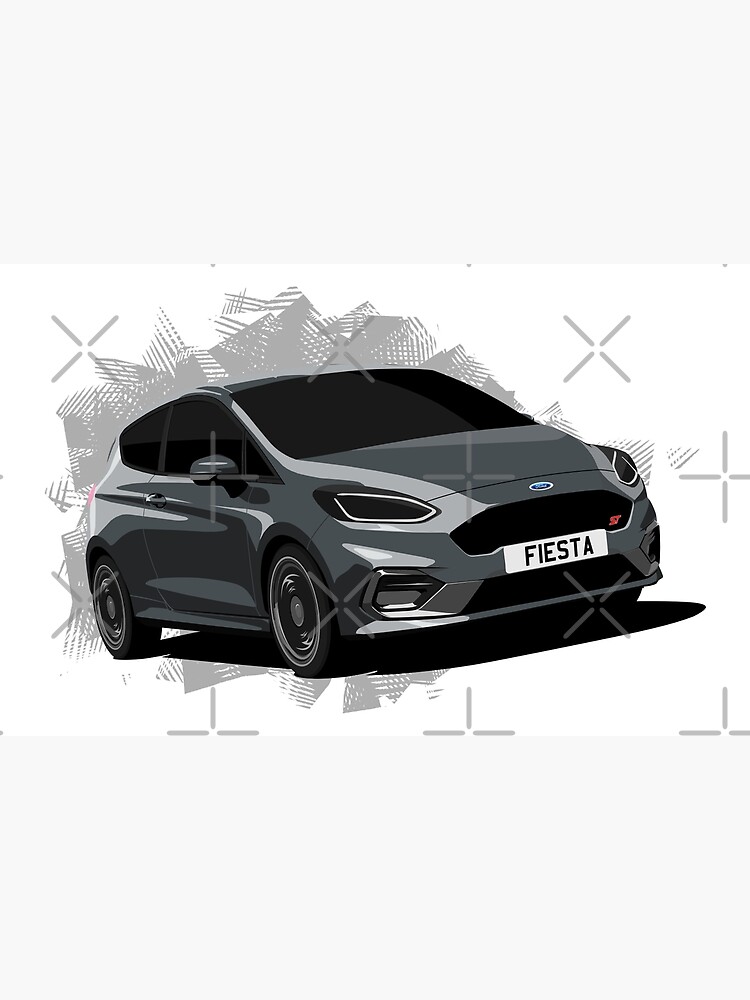 "Ford Fiesta ST" Poster by AUTO-ILLUSTRATE | Redbubble