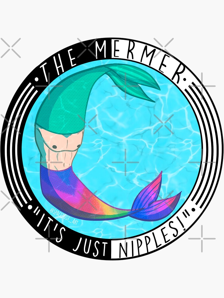 "The Mermer (Unus Annus)" Sticker for Sale by Spacedust-art | Redbubble
