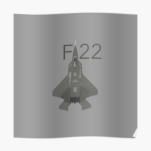 "F-22 Raptor" Poster by TheGenesisArk | Redbubble