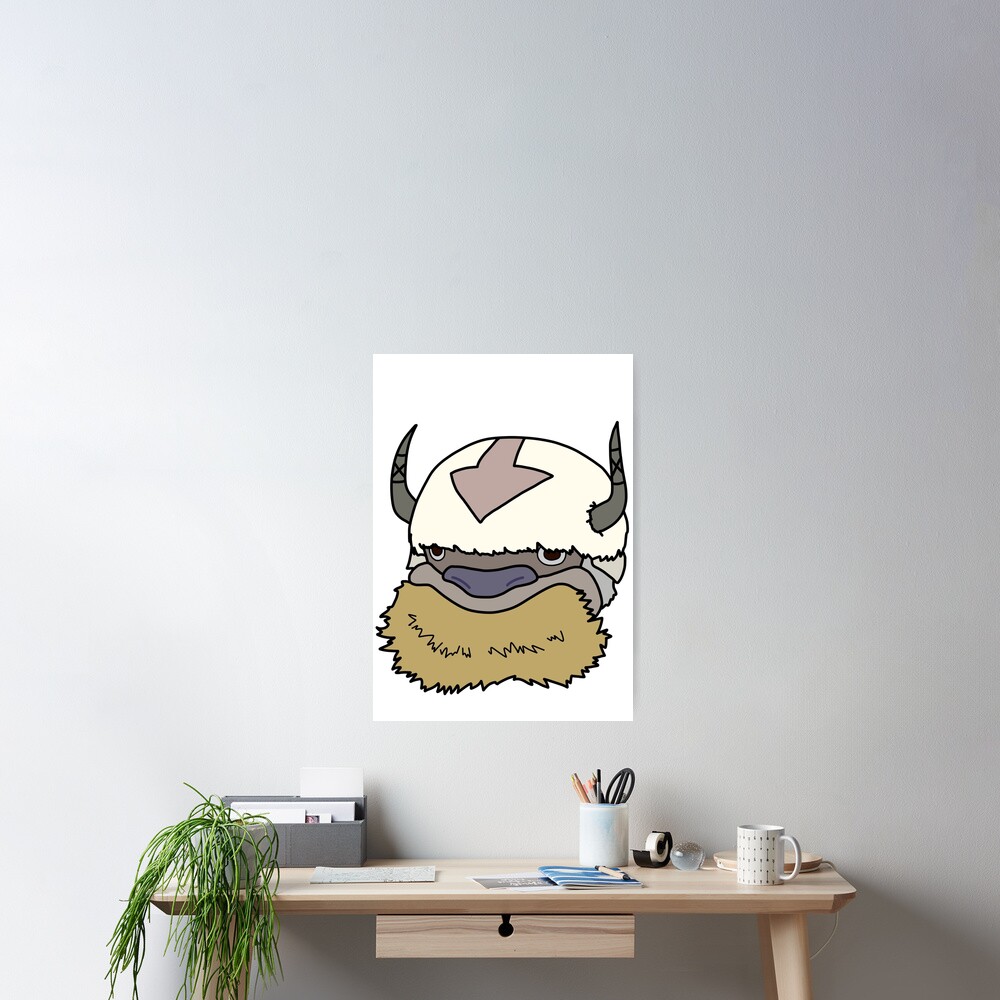 "Appa Eating Hay Avatar: The Last Airbender" Poster for Sale by ...