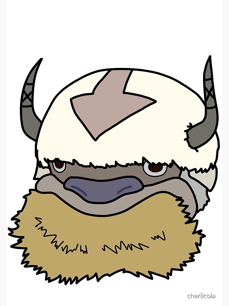 "Appa Eating Hay Avatar: The Last Airbender" Poster for Sale by ...