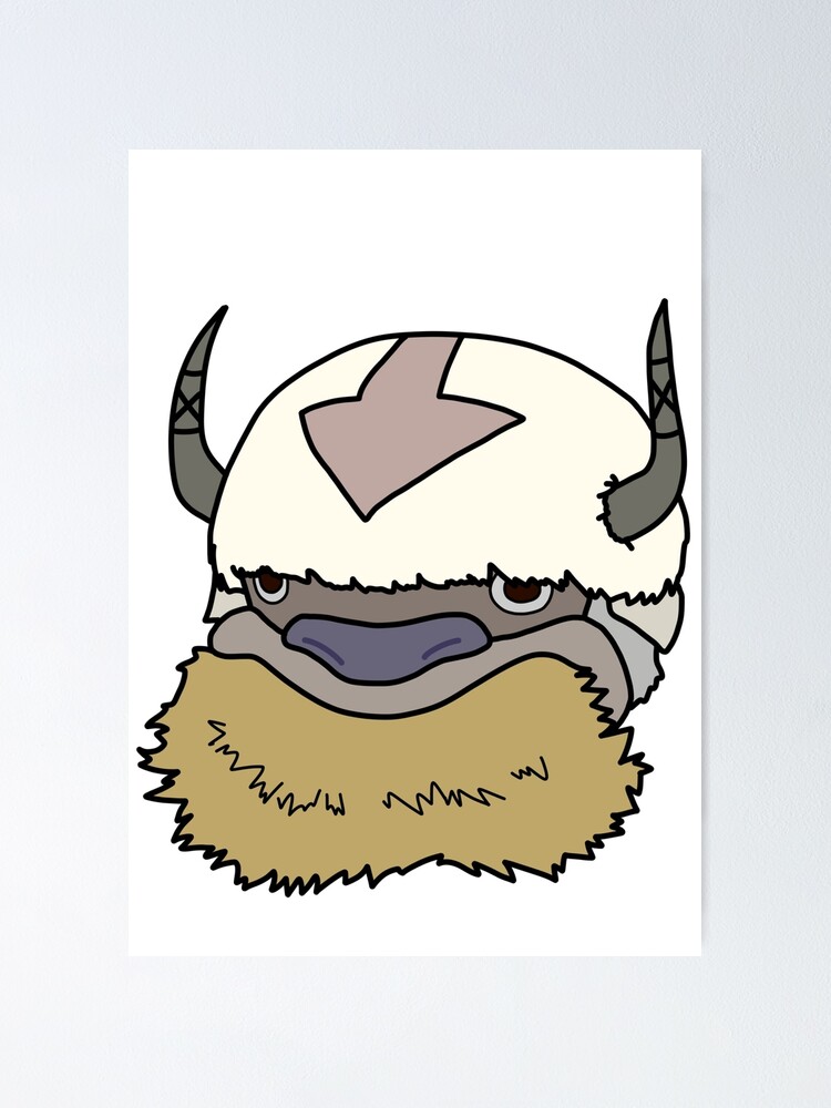 "Appa Eating Hay Avatar: The Last Airbender" Poster for Sale by ...