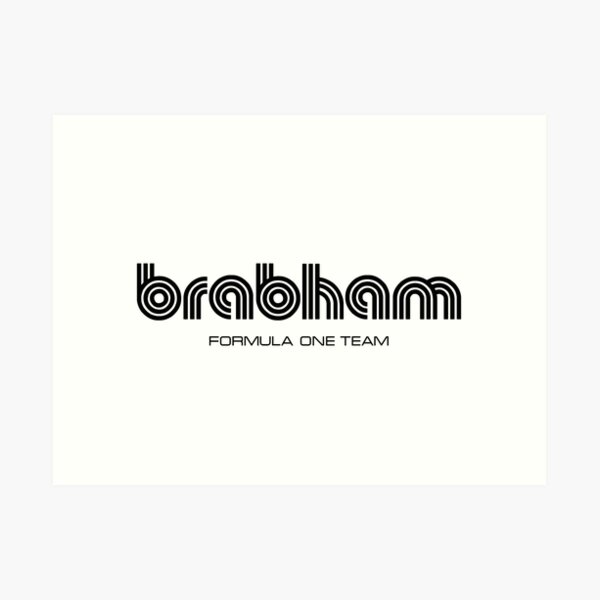 Impression artistique « Logo de l'équipe Brabham Formula One 1972 ...