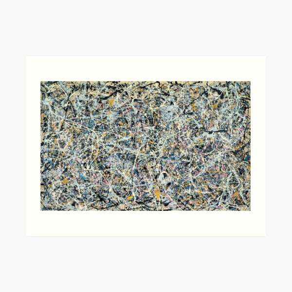 "NUMBER 1 Jackson Pollock" Art Print by cinerd23 | Redbubble