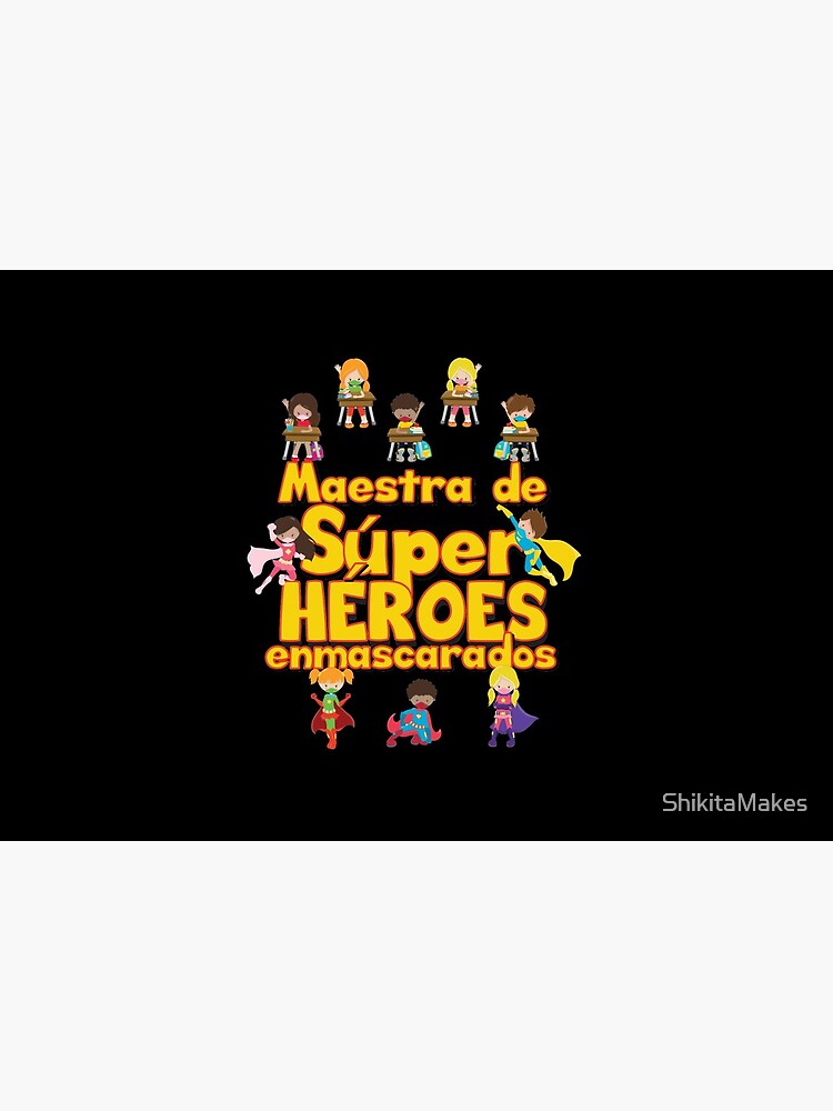 Mascarilla «Profesora de español - Maestra de Super Heroes Enmascarados ...