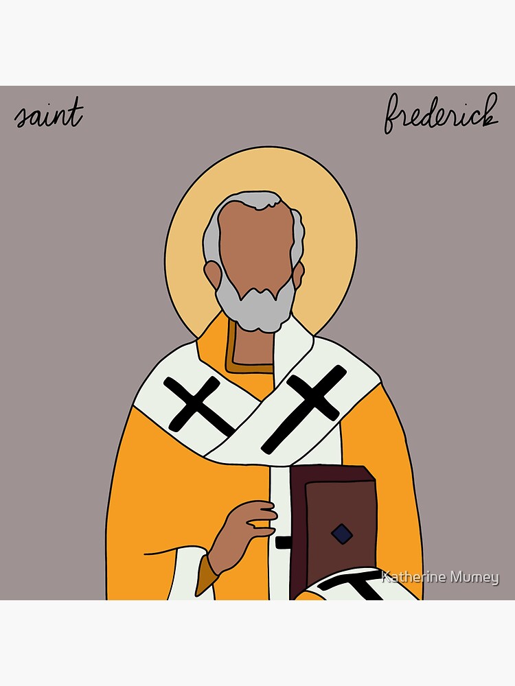 "Saint Frederick" Sticker for Sale by Katherine Mumey | Redbubble