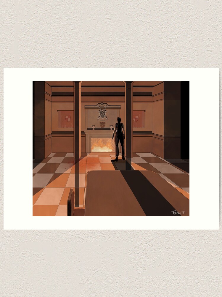 "Resident Evil 1 Dining Hall" Art Print for Sale by TanzerArt | Redbubble