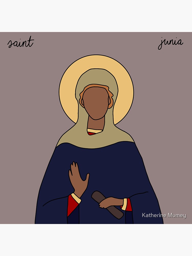 "Saint Junia" Sticker for Sale by Katemumey | Redbubble