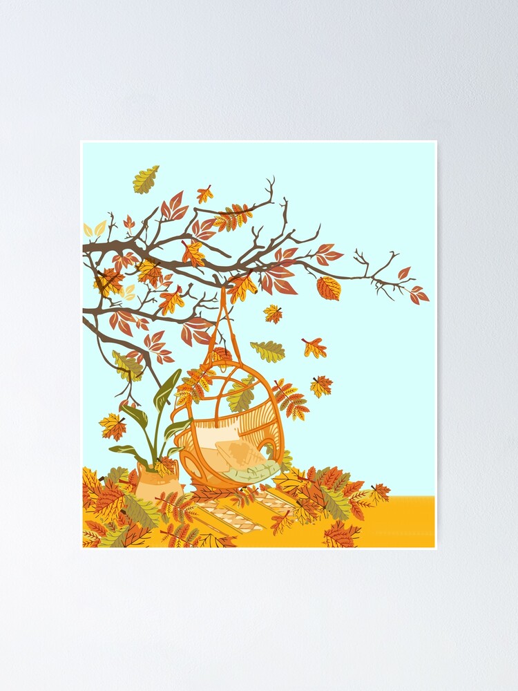 "Happy Fall " Poster for Sale by DLamasat | Redbubble