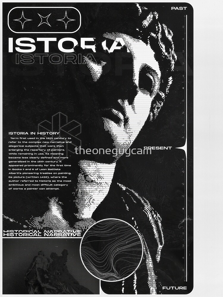 "ISTORIA | Poster Design" Poster for Sale by theoneguycam | Redbubble