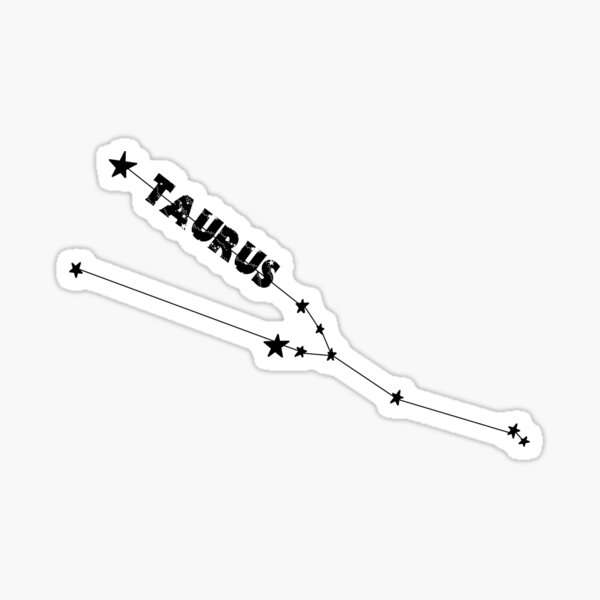 "taurus zodiac sign" Sticker for Sale by mollyyjamison | Redbubble