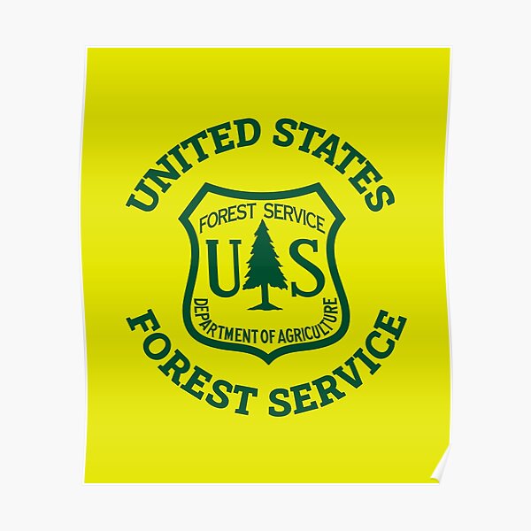 "U.S. Forest Service (Green)" Poster for Sale by enigmaticone | Redbubble