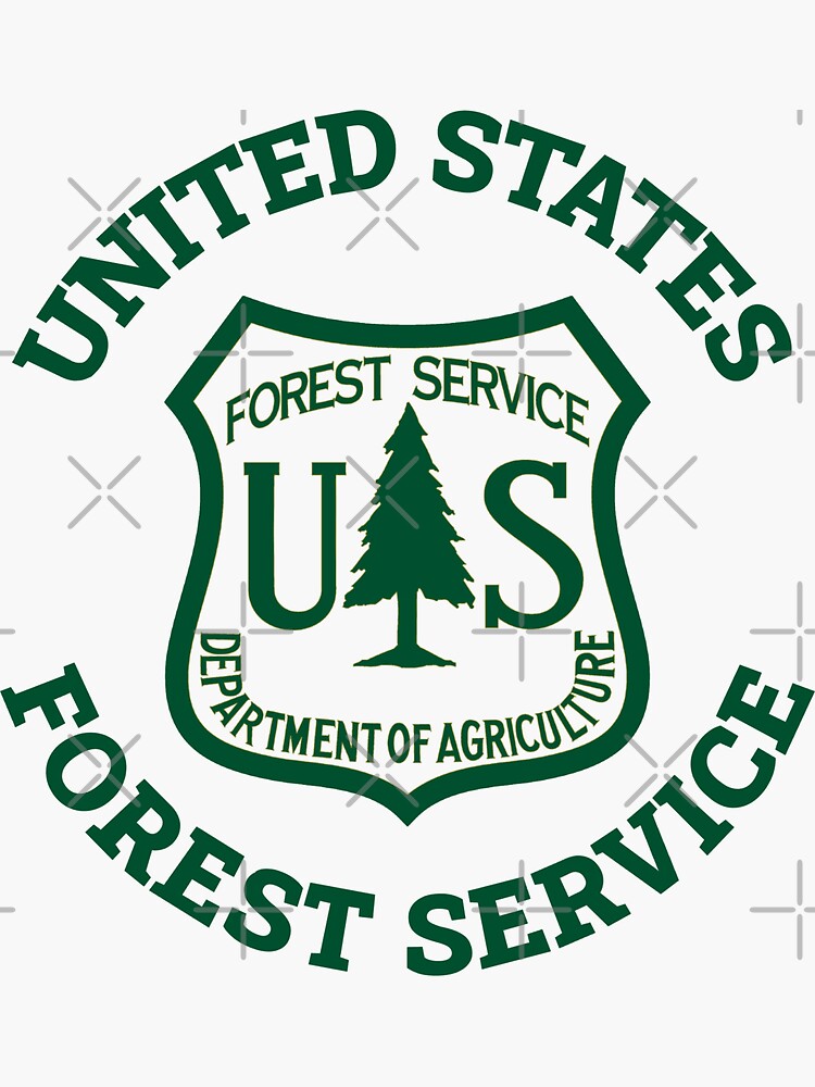 "U.S. Forest Service (Green)" Sticker for Sale by enigmaticone | Redbubble