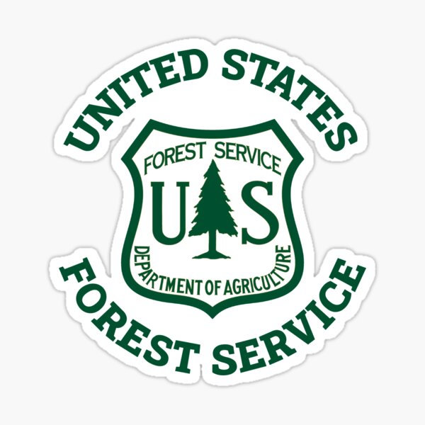"U.S. Forest Service (Green)" Sticker for Sale by enigmaticone | Redbubble