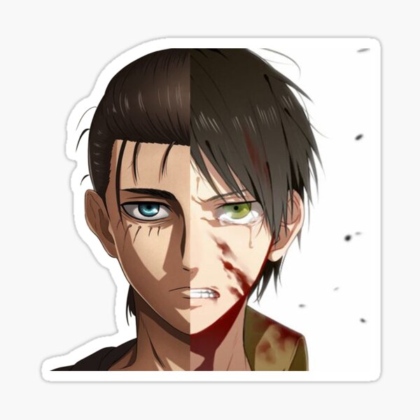 "the ultimate eren" Sticker by youz-for-arts | Redbubble