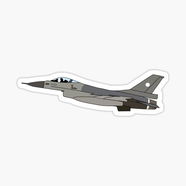 "F-16 fighting falcon " Sticker for Sale by powerpointer | Redbubble
