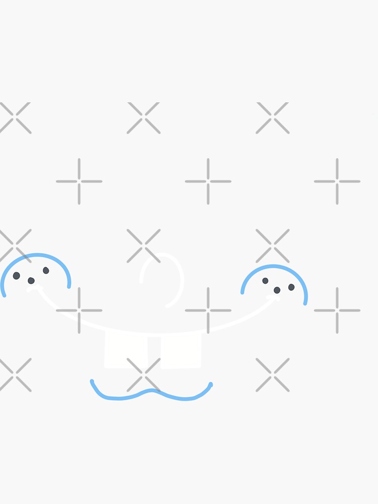 "Buck Teeth Funny Face" Sticker for Sale by Enjoyable24H | Redbubble