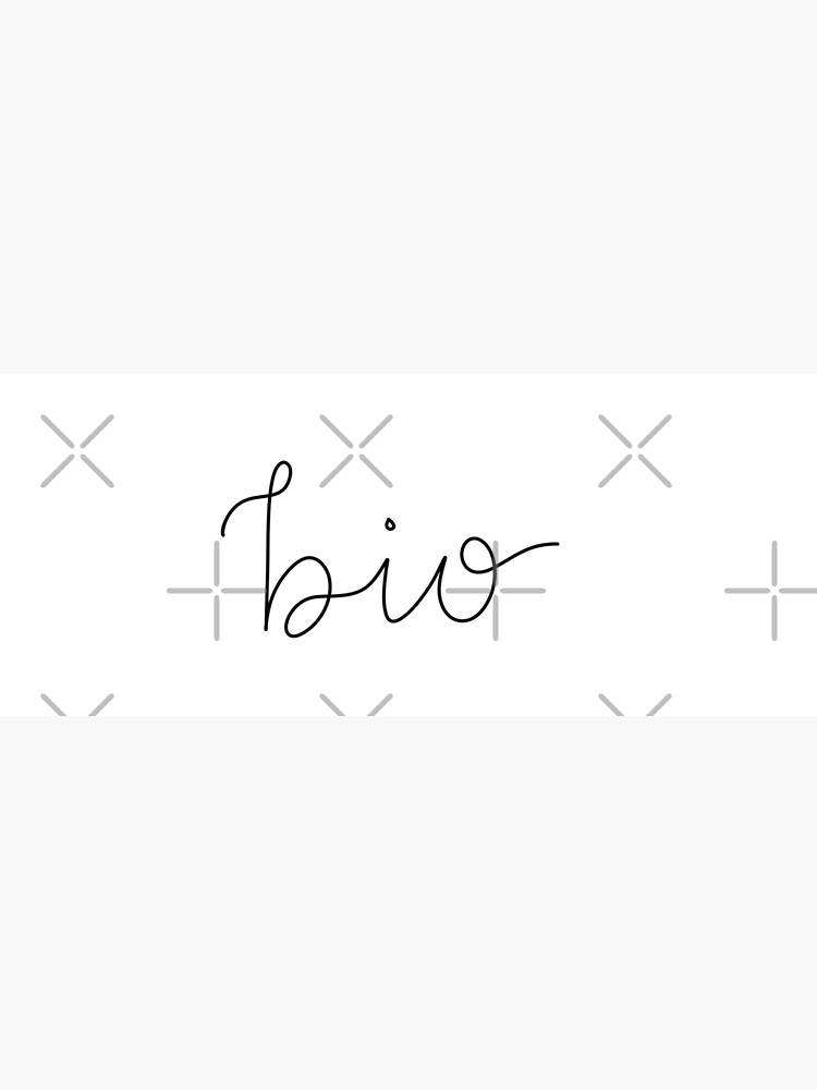 "Biology major (calligraphy)" Poster by art-stickers | Redbubble