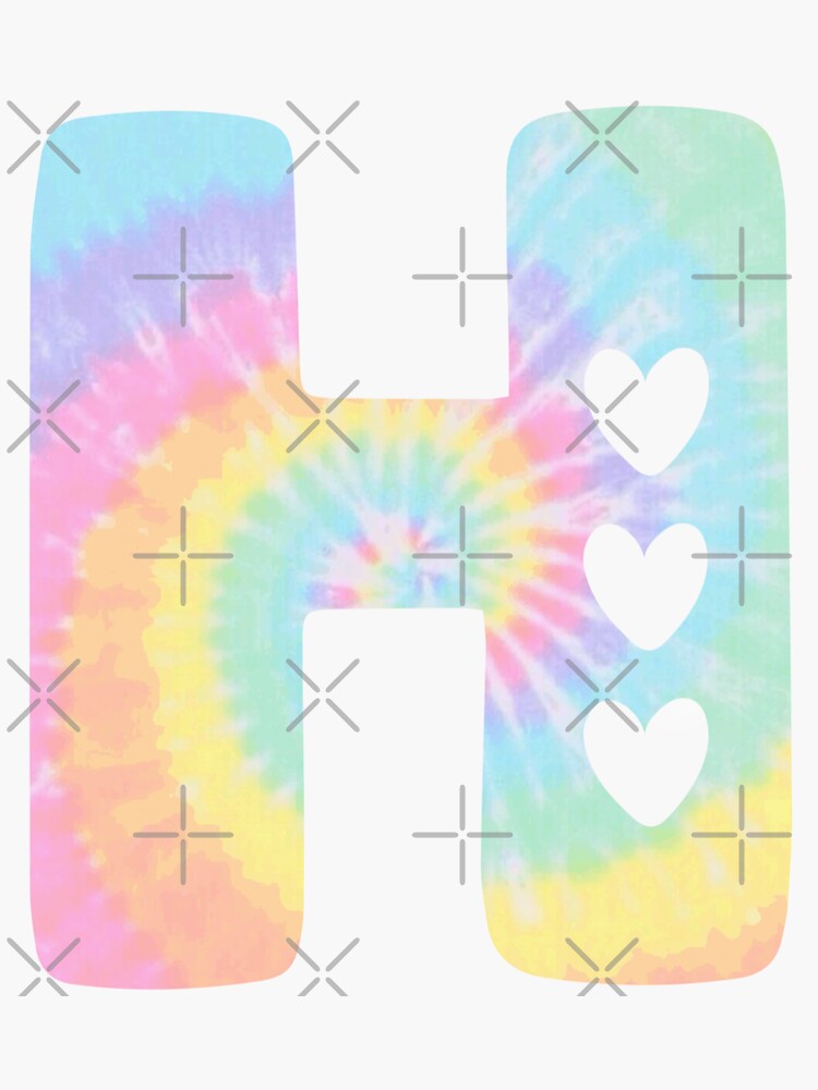 "Letter H" Sticker for Sale by laurennassii | Redbubble