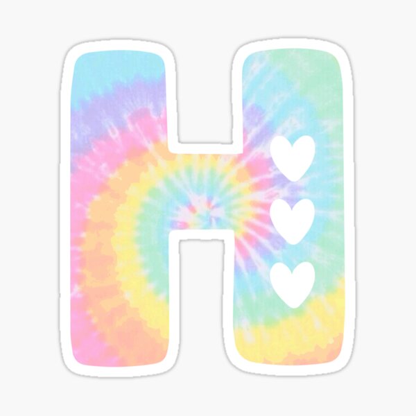 "Letter H" Sticker for Sale by laurennassii | Redbubble