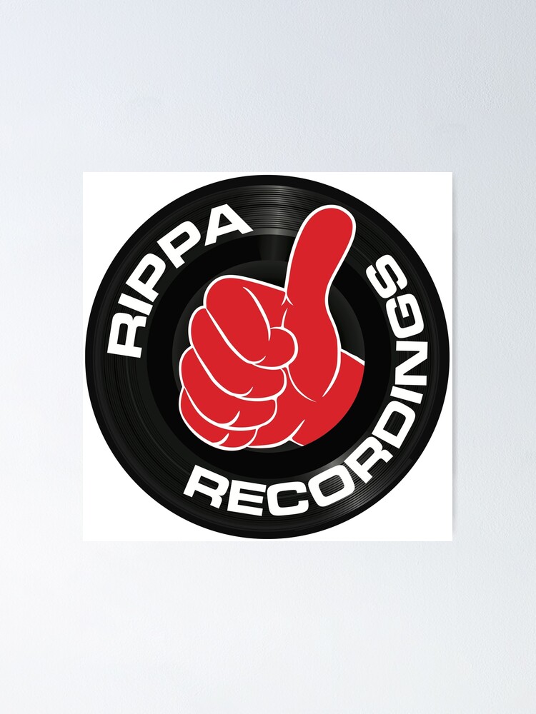 "Rippa Recordings logo" Poster by ripparecordings | Redbubble