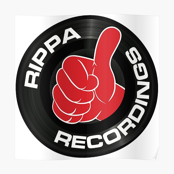 "Rippa Recordings logo" Poster by ripparecordings | Redbubble