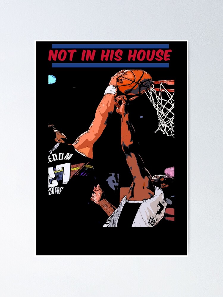 "Kawhi Middle Finger Block" Poster for Sale by IronLungDesigns | Redbubble