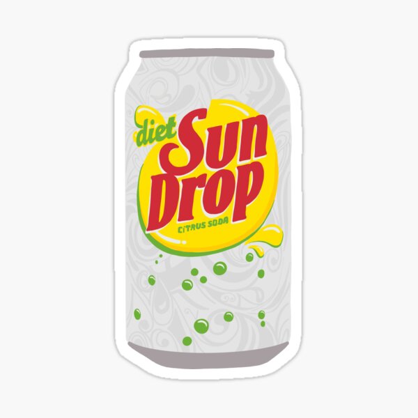 "Diet Sundrop Can" Sticker for Sale by DesignsbySCH | Redbubble